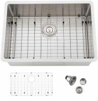 China High Quality Undermount Single Bowl Stainless Steel Handmade Kitchen Sink for sale