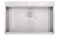 China Brushed Stainless Single Bowl Workstation Kitchen Sink Drop In Kitchen Handmade Sink for sale