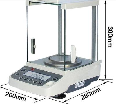 China Lab Precision Analytical Balance 220g 0.0001g Electronic Scale Digital 0.1mg Scale for sale