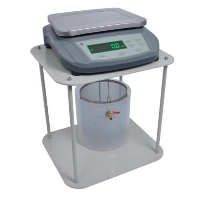 China Specific Gravity Scale Hydrostatic Density Balance For Asphalt Concrete Gravel Pebbles for sale