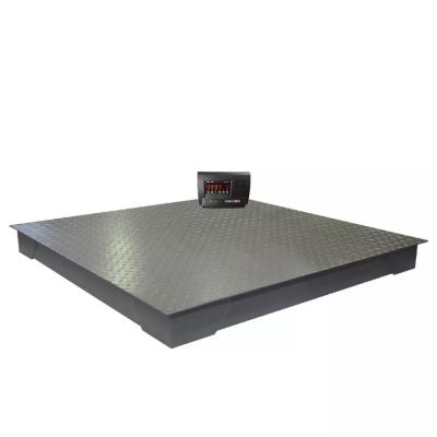 China 2000kg Digital Stainless Steel Floor Scales High Precision Sensor for sale