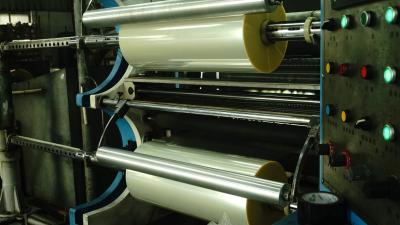 China Lightweight Heat Shrink Roll 30um-150um  PVC Shrinkable Film For Bottle Label for sale