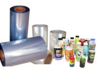 China High Gloss Shrinkable Plastic Film Customized For Drink Bottle Label for sale