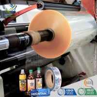 China Transparent ISO Approved Clear PVC Shrink Film For Label Printing for sale