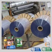 China Clear PVC Heat Shrink Wrap Film 40 Mic For Bottles Printing 1100mm for sale