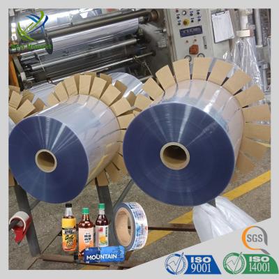 China 1200mm Clear PVC Shrink Film Roll For Professional Bottles Printing for sale