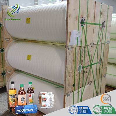 China 40 Mic PVC Shrink Film Bottles Heat Shrinkable Sleeve for sale