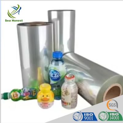 China High Shrink PETG Heat Shrink Film Polyester Clear Plastic Film for Sleeve Labels for sale