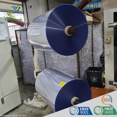 China Good Printing Quality PVC Shrink Film 35Mic 40Mic Heat Shrinkable Transparent for sale