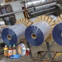 China Excellent Shrinkage Control Printing 35 Mic PVC Shrink Film for sale