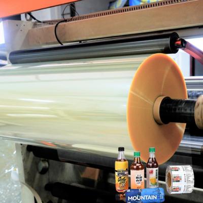China 30 Micron-60 Micron Clear White PVC Heat Shrink Film for Printing Label for sale