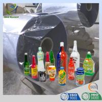 China PETG PET Shrinkable Film for Water Bottle Label Printing in Printing House for sale