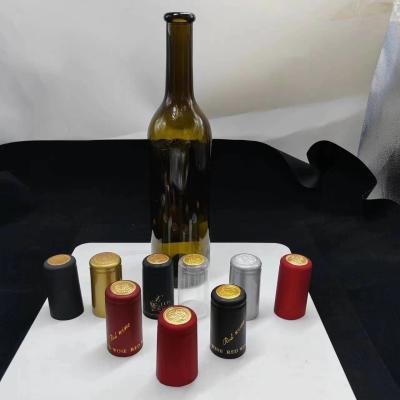 China PVC Shrink Film White Silver Clear For Wine Caps Tamper Proof Neck Strap for sale