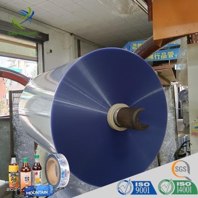 China Blow Molding And Cast 40 Mic PVC Shrink Film For Sleeve Label for sale