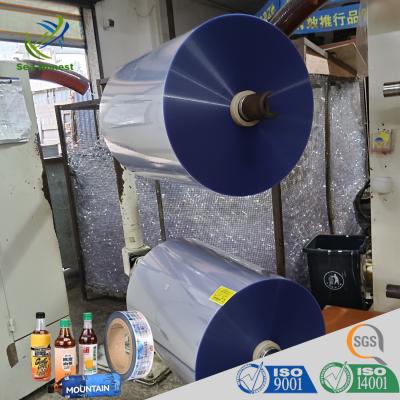 China Uniform Thickness Cast 30-40 Mic PVC Shrink Film For Sleeve Label for sale