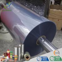 China Customizable PVC Shrink Film Rolls Blow Molding And Cast For Bottle Label Printing for sale