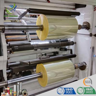 China Customized PVC Shrink Film Blowing Molding And Cast For Label Printing for sale