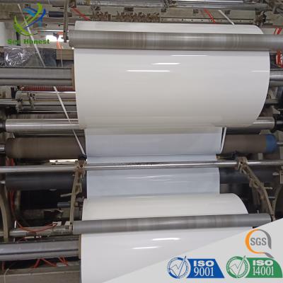 China Customized White PVC Shrink Film Blowing Molding And Cast For Wine Capsule Cap for sale
