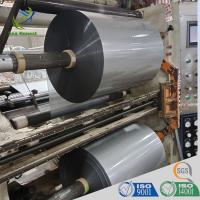 China 35 Mic Thickness Cast PVC Shrink Film For Customized Water Bottle Label Printing for sale