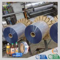 China Best Price High Shrinkable Blow Molding And Cast Thickness 35 Micron Heat Shrink PVC Film For Label Printing for sale