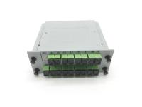 China Low PDL FTTX 1x16 Optical PLC Splitter 1650nm Single Mode for sale
