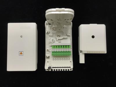 China Reliable Sealing 1x8 Fiber Optic Termination Box , FTTH Splitter Box For Outdoor / Indoor for sale