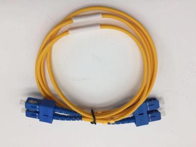 China Duplex Fiber Optic Patch Cable 3.0-1M SC SC Type Excellent Repeatability for sale