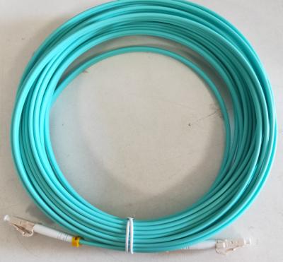 China Multi Mode Fiber Optic Patch Cable Duplex OM3 LC-LC 3.0-10M For Video Transmission for sale