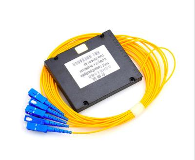 China Wdm Fiber Splitter 1X4 SC UPC FTTX High Reliability /Excellent Stability for sale