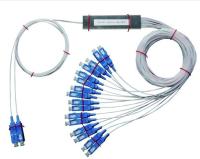 China Low Excess Loss Single Mode Fiber Splitter , GPON Optical Splitter For FTTX Systems for sale
