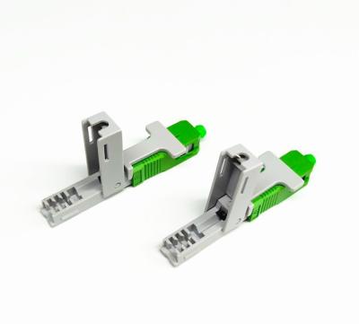 China Custom Color Fiber Optic Cable Connectors Plastic Housing For Data Processing Networks for sale