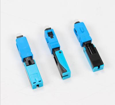 China Plastic Housing Fiber Optic Cable Connectors High Precision Alignment for sale