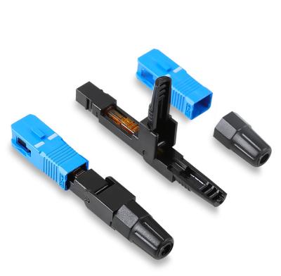 China No Adhesives UPC Fiber Connector , SC APC Connector Compact Structure for sale
