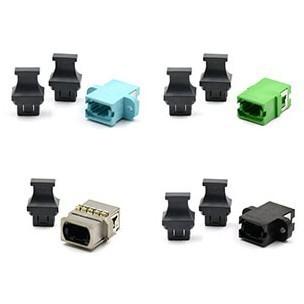 China Good Repeatability LC Fiber Coupler Plastic Housing Excellent Mechanical Endurance for sale