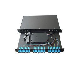 China Single / Mutil Mode Fiber Optic Patch Panel For FTTH FTTB FTTX Network for sale