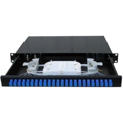 China Plastic Shell Fiber Distribution Frame SC / FC / LC / ST Adapter Compact Structure for sale