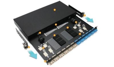China Reasonable Layout Fiber Cassette Module , MPO To LC Patch PanelFor CATV Network for sale