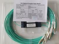 China Lc Upc 1X2  Fbt Multimode Optical Coupler ABS PVC With 2.0mm OM4 for sale