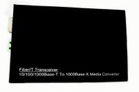 China 10/100/1000Mbps Fiber Optic Media Converter single mode Large Dynamic Range Network for sale
