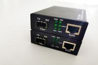 China 10/100/1000Mbps Fiber Optic Media Converter single mode Large Dynamic Range Network for sale