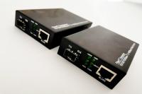 China 10/100/1000Mbps Fiber Optic Media Converter single mode Large Dynamic Range Network for sale