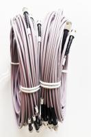 China CATV Armored MM ST UPC Fiber Optic Patch Cable 25m Length for sale
