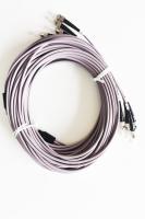 China CATV Armored MM ST UPC Fiber Optic Patch Cable 25m Length for sale