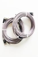 China CATV Armored MM ST UPC Fiber Optic Patch Cable 25m Length for sale