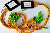 China High Reliability Fiber Cable Splitter 2X16 SC APC Low Polarization Dependent Loss for sale