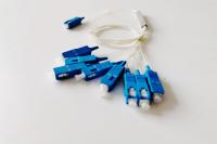 China Fiber Cable Splitter 1X8 SC UPC good Channel Uniformity High Return Loss for sale