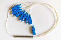 China Fiber Cable Splitter 1X8 SC UPC good Channel Uniformity High Return Loss for sale