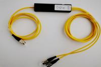 China High Stability GPON Fiber Cable Splitter 1X2 FC UPC Low Insertion Loss for sale
