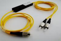 China High Stability GPON Fiber Cable Splitter 1X2 FC UPC Low Insertion Loss for sale