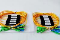 China Good Uniformity  FWDM 1X2 SC APC-SC UPC Fiber Cable Splitter LOW PDL for sale